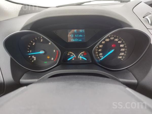 Balts Ford Kuga 2014 Daugavpils, ar dzinēja tilpumu 2.00 L un nobraukumu 156 tūkst. km par 7250 €, foto 9 vietnē AUTOMOTO.COM.LV