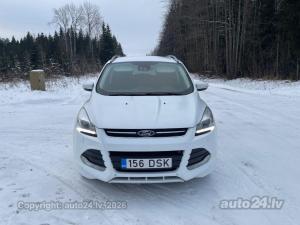 White Ford Kuga 2014 in Tallinn, with an engine capacity of 2.00 L and mileage of 259 thousand km for 7200 €, photo 2 on AUTOMOTO.COM.LV