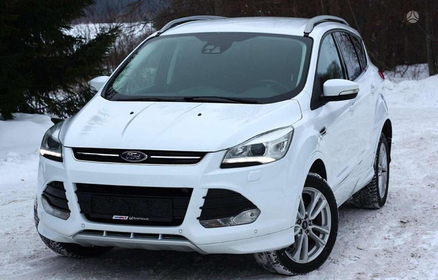 Balts Ford Kuga 2014 Kretinga, ar dzinēja tilpumu 2.00 L un nobraukumu 154 tūkst. km par 8499 €, foto 1 vietnē AUTOMOTO.COM.LV