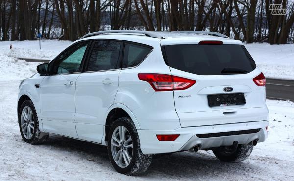 White Ford Kuga 2014 in Petrikaiciai, with an engine capacity of 2.00 L and mileage of 154 thousand km for 8499 €, photo 8 on AUTOMOTO.COM.LV