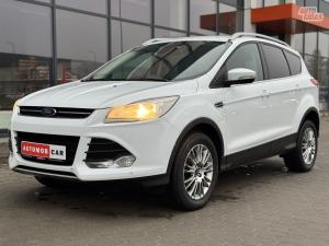 White Ford Kuga 2014 in Vilnius, with an engine capacity of 2.00 L and mileage of 238 thousand km for 5950 €, photo 2 on AUTOMOTO.COM.LV