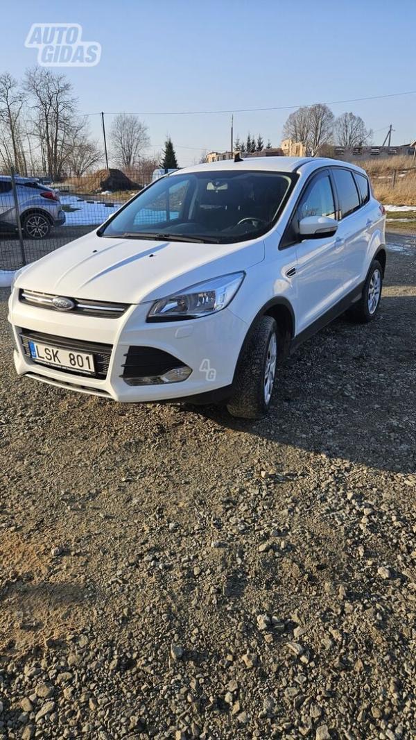 White Ford Kuga 2014 in Vilnius, with an engine capacity of 2.00 L and mileage of 169 thousand km for 6300 €, photo 2 on AUTOMOTO.COM.LV
