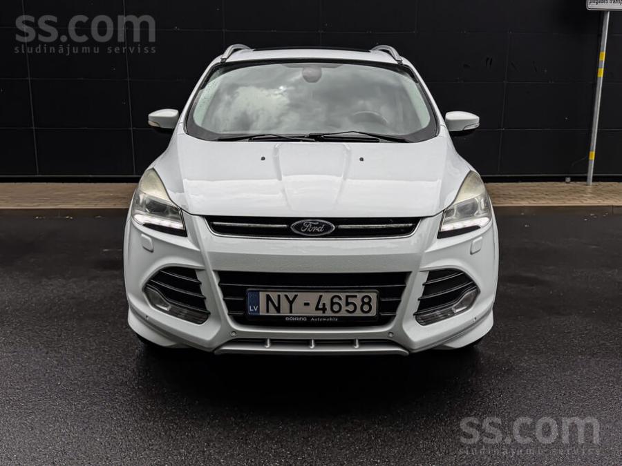 Balts Ford Kuga 2014 Jelgava, ar dzinēja tilpumu 2.00 L un nobraukumu 240 tūkst. km par 7995 €, foto 3 vietnē AUTOMOTO.COM.LV