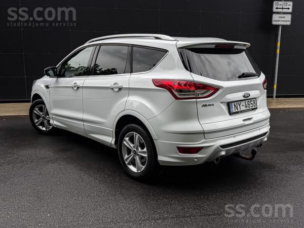 Balts Ford Kuga 2014 Jelgava, ar dzinēja tilpumu 2.00 L un nobraukumu 240 tūkst. km par 7995 €, foto 4 vietnē AUTOMOTO.COM.LV