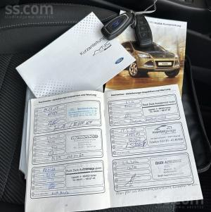 White Ford Kuga 2014 in Tukums, with an engine capacity of 2.00 L and mileage of 151 thousand km for 8990 €, photo 34 on AUTOMOTO.COM.LV
