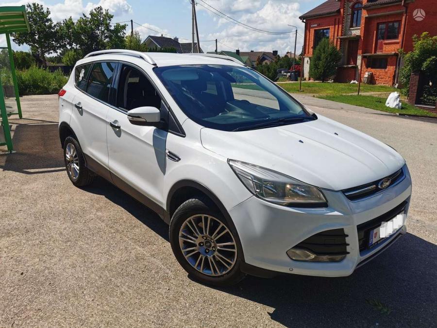 Balts Ford Kuga 2014 Šauļi, ar dzinēja tilpumu 2.00 L un nobraukumu 165 tūkst. km par 8100 €, foto 8 vietnē AUTOMOTO.COM.LV