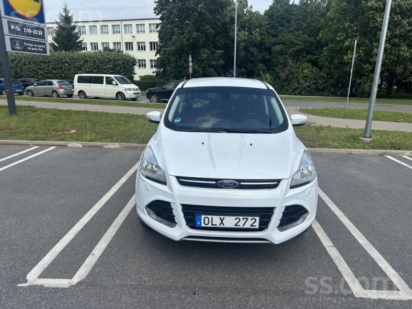 Balts Ford Kuga 2014 Rīga, ar dzinēja tilpumu 1.60 L un nobraukumu 280 tūkst. km par 5950 €, foto 2 vietnē AUTOMOTO.COM.LV