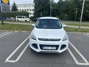 White Ford Kuga 2014 in Riga, with an engine capacity of 1.60 L and mileage of 280 thousand km for 5950 €, photo 3 on AUTOMOTO.COM.LV