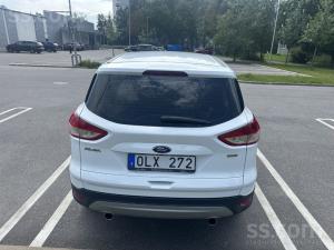 White Ford Kuga 2014 in Riga, with an engine capacity of 1.60 L and mileage of 280 thousand km for 5950 €, photo 7 on AUTOMOTO.COM.LV