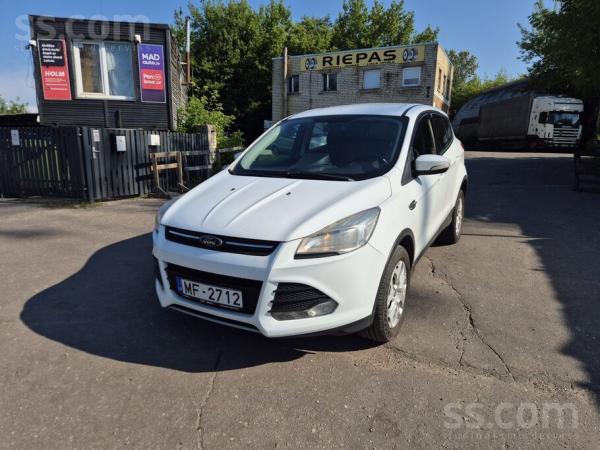 Balts Ford Kuga 2014 Rīga, ar dzinēja tilpumu 2.00 L un nobraukumu 254 tūkst. km par 8490 €, foto 1 vietnē AUTOMOTO.COM.LV