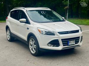 White Ford Kuga 2014 in Alytus, with an engine capacity of 2.00 L and mileage of 108 thousand km for 8300 €, photo  on AUTOMOTO.COM.LV