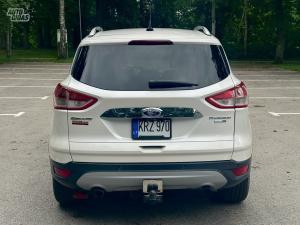 White Ford Kuga 2014 in Alytus, with an engine capacity of 2.00 L and mileage of 108 thousand km for 8300 €, photo 7 on AUTOMOTO.COM.LV