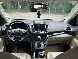 White Ford Kuga 2014 in Alytus, with an engine capacity of 2.00 L and mileage of 108 thousand km for 8300 €, photo 12 on AUTOMOTO.COM.LV