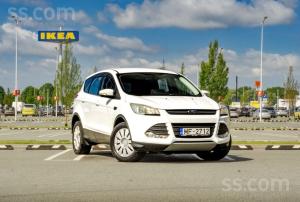 White Ford Kuga 2014 in Riga, with an engine capacity of 2.00 L and mileage of 254 thousand km for 7790 €, photo 3 on AUTOMOTO.COM.LV