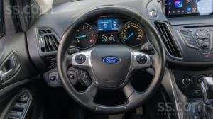 White Ford Kuga 2014 in Riga, with an engine capacity of 2.00 L and mileage of 254 thousand km for 7790 €, photo 14 on AUTOMOTO.COM.LV