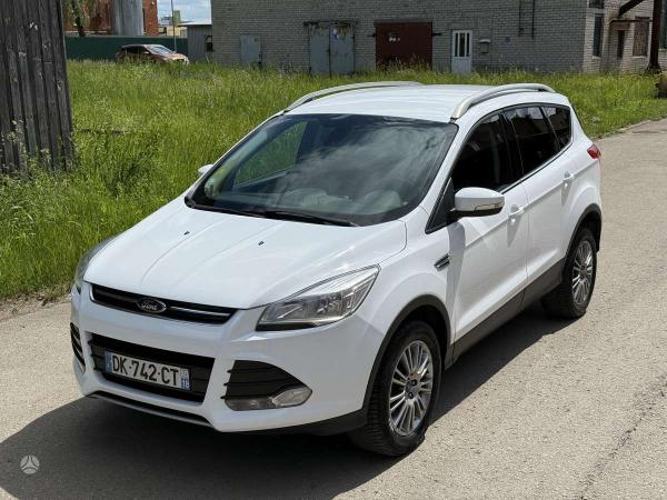 Белый Форд Куга 2014 в Алитус, объемом двигателя 2.00 л и пробегом 283 тыс. км за 6500 €, фото 1 на AUTOMOTO.COM.LV