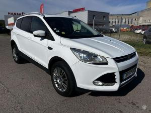 White Ford Kuga 2014 in Panevezys, with an engine capacity of 2.00 L and mileage of 199 thousand km for 6550 €, photo  on AUTOMOTO.COM.LV