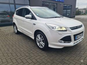White Ford Kuga 2015 in Taurage, with an engine capacity of 2.00 L and mileage of 184 thousand km for 8500 €, photo  on AUTOMOTO.COM.LV