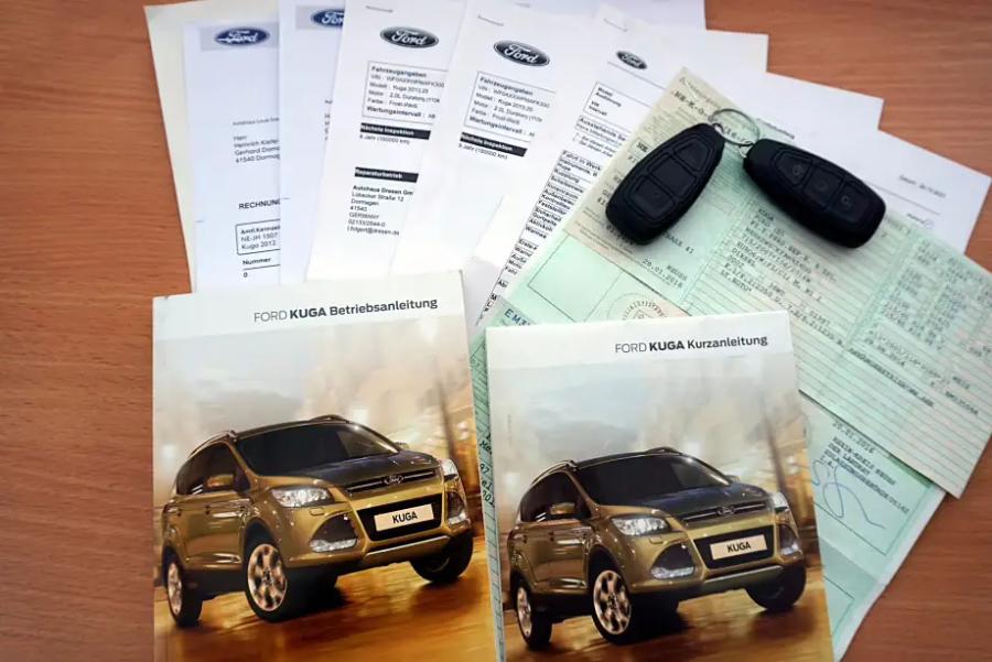 White Ford Kuga 2015 in Riga, with an engine capacity of 2.00 L and mileage of 187 thousand km for 10000 €, photo 25 on AUTOMOTO.COM.LV