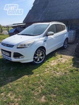 White Ford Kuga 2015 in Kaunas, with an engine capacity of 2.00 L and mileage of 239 thousand km for 5600 €, photo  on AUTOMOTO.COM.LV