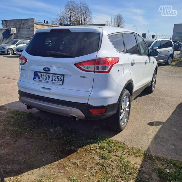 White Ford Kuga 2015 in Siauliai, with an engine capacity of 1.50 L and mileage of 91 thousand km for 6950 €, photo 4 on AUTOMOTO.COM.LV