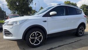 White Ford Kuga 2015 in Marijampole, with an engine capacity of 2.00 L and mileage of 329 thousand km for 5900 €, photo 3 on AUTOMOTO.COM.LV
