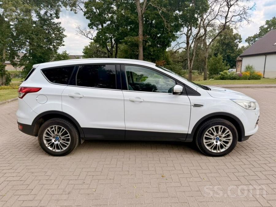 Balts Ford Kuga 2015 Valmiera, ar dzinēja tilpumu 2.00 L un nobraukumu 217 tūkst. km par 8500 €, foto 5 vietnē AUTOMOTO.COM.LV