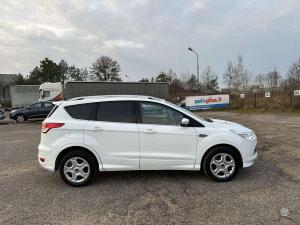 White Ford Kuga 2016 in Alytus, with an engine capacity of 2.00 L and mileage of 210 thousand km for 9000 €, photo 6 on AUTOMOTO.COM.LV