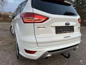 White Ford Kuga 2016 in Alytus, with an engine capacity of 2.00 L and mileage of 210 thousand km for 9000 €, photo 10 on AUTOMOTO.COM.LV