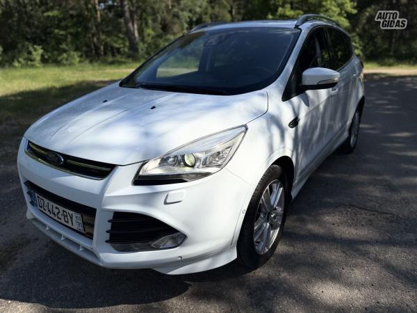 Balts Ford Kuga 2016 Kauņa, ar dzinēja tilpumu 2.00 L un nobraukumu 222 tūkst. km par 4850 €, foto 1 vietnē AUTOMOTO.COM.LV