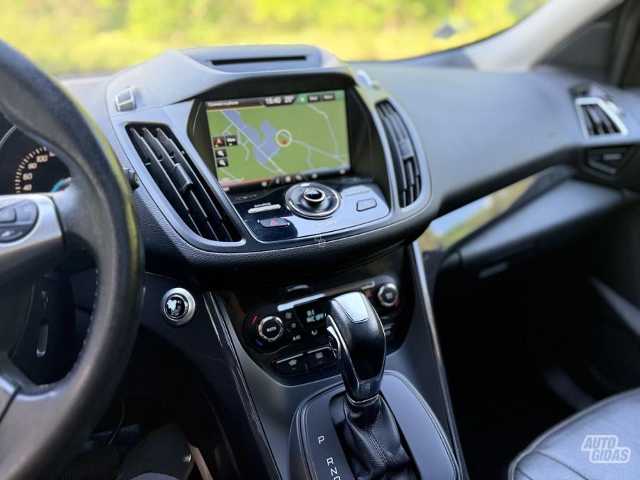 Balts Ford Kuga 2016 Kauņa, ar dzinēja tilpumu 2.00 L un nobraukumu 222 tūkst. km par 4850 €, foto 19 vietnē AUTOMOTO.COM.LV