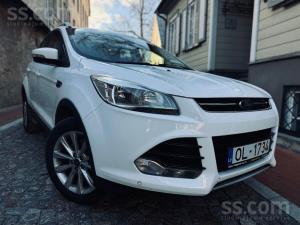 White Ford Kuga 2016 in Cesis, with an engine capacity of 2.00 L and mileage of 0 thousand km for 9500 €, photo  on AUTOMOTO.COM.LV