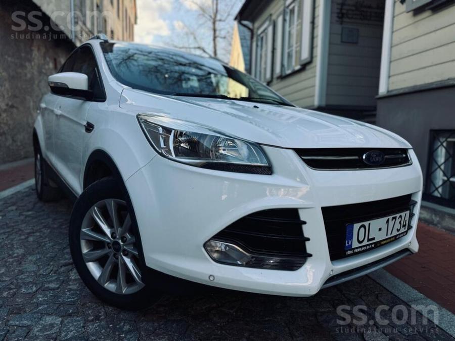 Balts Ford Kuga 2016 Cēsis, ar dzinēja tilpumu 2.00 L un nobraukumu 0 tūkst. km par 9500 €, foto 1 vietnē AUTOMOTO.COM.LV