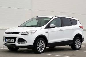 White Ford Kuga 2016 in Riga, with an engine capacity of 2.00 L and mileage of 158 thousand km for 7600 €, photo 6 on AUTOMOTO.COM.LV