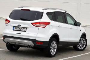 White Ford Kuga 2016 in Riga, with an engine capacity of 2.00 L and mileage of 158 thousand km for 7600 €, photo 11 on AUTOMOTO.COM.LV