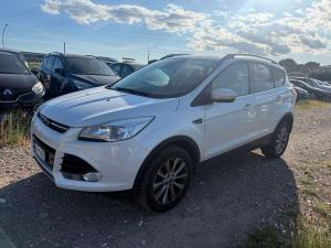 White Ford Kuga 2016 in Siauliai, with an engine capacity of 2.00 L and mileage of 270 thousand km for 6700 €, photo  on AUTOMOTO.COM.LV