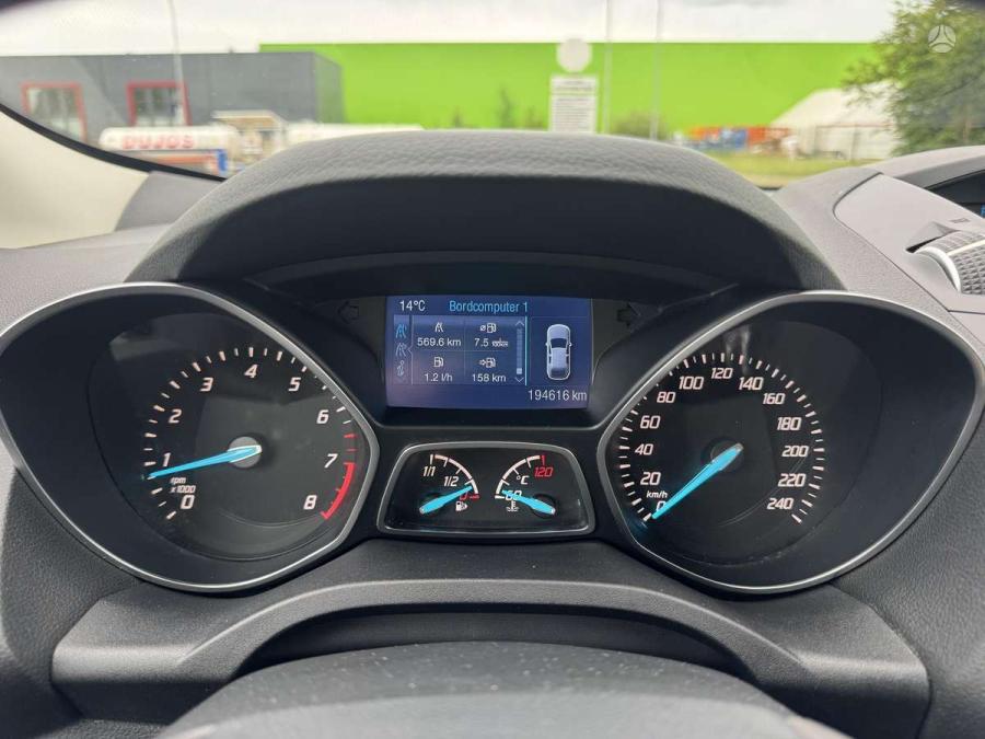 Balts Ford Kuga 2016 Kauņa, ar dzinēja tilpumu 1.50 L un nobraukumu 195 tūkst. km par 6950 €, foto 15 vietnē AUTOMOTO.COM.LV