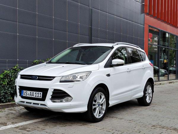 Ford Kuga 2016 Klaipėda vietnē Balts Ford Kuga 2016 Klaipėda, ar dzinēja tilpumu 2.00 L un nobraukumu 211 tūkst. km par 8900 €, foto 1 vietnē AUTOMOTO.COM.LV