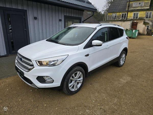 Balts Ford Kuga 2017 Kelmė, ar dzinēja tilpumu 1.50 L un nobraukumu 159 tūkst. km par 8700 €, foto 1 vietnē AUTOMOTO.COM.LV