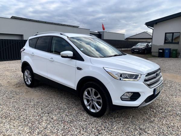 White Ford Kuga 2017 in Vilnius, with an engine capacity of 1.50 L and mileage of 192 thousand km for 9850 €, photo 5 on AUTOMOTO.COM.LV