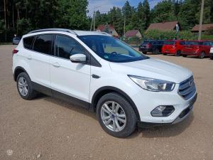 White Ford Kuga 2017 in Kelme, with an engine capacity of 1.50 L and mileage of 159 thousand km for 7200 €, photo  on AUTOMOTO.COM.LV