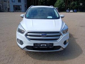 White Ford Kuga 2017 in Kelme, with an engine capacity of 1.50 L and mileage of 159 thousand km for 7200 €, photo 4 on AUTOMOTO.COM.LV