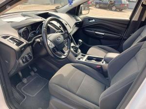 White Ford Kuga 2017 in Kelme, with an engine capacity of 1.50 L and mileage of 159 thousand km for 7200 €, photo 12 on AUTOMOTO.COM.LV