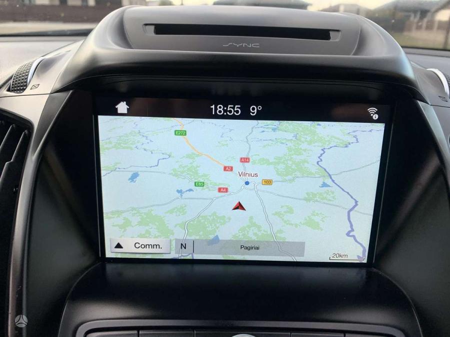 White Ford Kuga 2017 in Vilnius, with an engine capacity of 1.50 L and mileage of 192 thousand km for 8450 €, photo 16 on AUTOMOTO.COM.LV