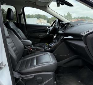 White Ford Kuga 2017 in Raseiniai, with an engine capacity of 2.00 L and mileage of 300 thousand km for 6499 €, photo 15 on AUTOMOTO.COM.LV