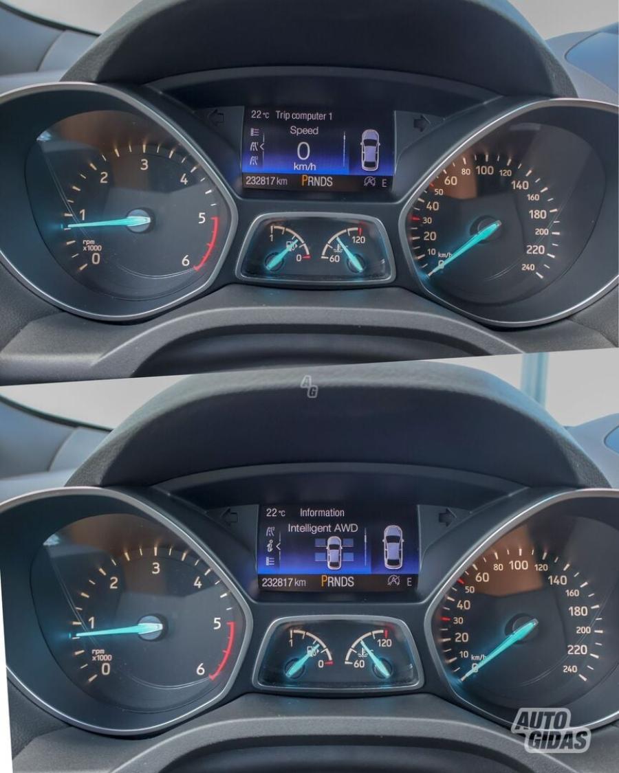 Balts Ford Kuga 2017 Kauņa, ar dzinēja tilpumu 2.00 L un nobraukumu 233 tūkst. km par 10500 €, foto 29 vietnē AUTOMOTO.COM.LV