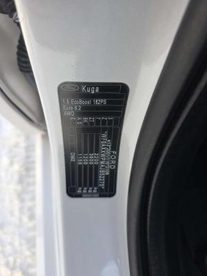 Balts Ford Kuga 2018 Šauļi, ar dzinēja tilpumu 1.50 L un nobraukumu 163 tūkst. km par 13550 €, foto 38 vietnē AUTOMOTO.COM.LV