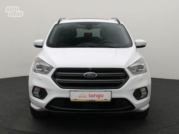 White Ford Kuga 2018 in Vilnius, with an engine capacity of 1.50 L and mileage of 164 thousand km for 12799 €, photo 3 on AUTOMOTO.COM.LV