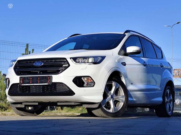 Balts Ford Kuga 2019 Šauļi, ar dzinēja tilpumu 1.50 L un nobraukumu 107 tūkst. km par 12900 €, foto 3 vietnē AUTOMOTO.COM.LV