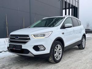 White Ford Kuga 2019 in Vilnius, with an engine capacity of 1.50 L and mileage of 72 thousand km for 14950 €, photo  on AUTOMOTO.COM.LV